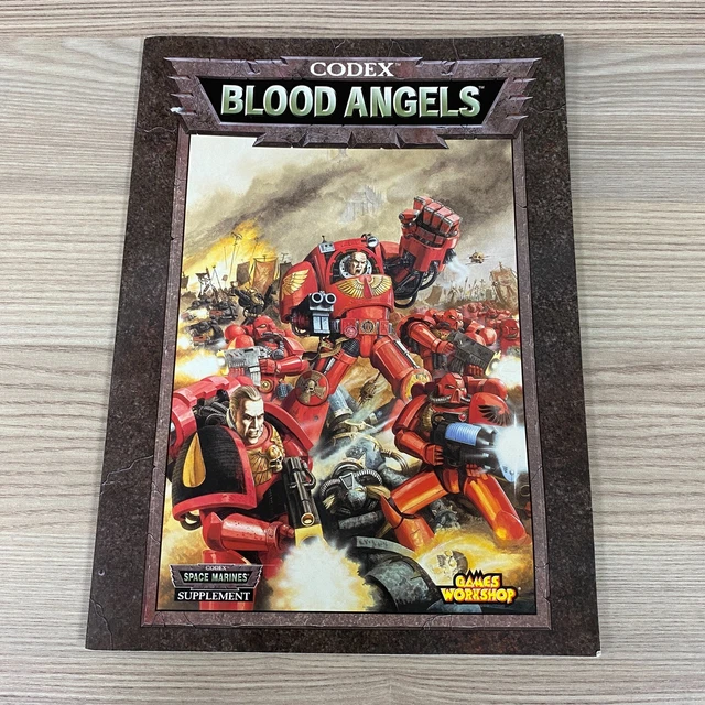 CODEX BLOOD ANGELS Warhammer 40.000 Supplemento Space Marine 1998 40K ...