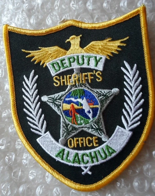 PATCH ALACHUA SHERIFF'S Office Deputy Police Patch 110 X 95 mm New* £9. ...