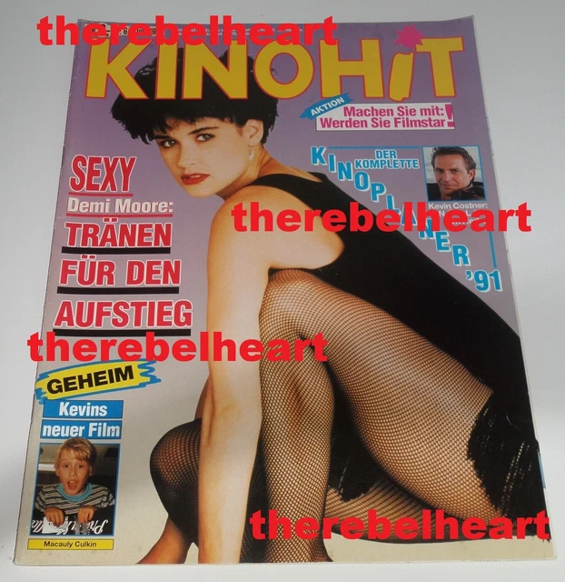 Demi Moore 1991 Mag Cher Madonna Macaulay Culkin Mickey Rourke Kristy