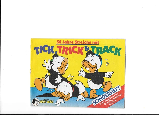 50 JAHRE STREICHE mit Tick, Trick und Track Micky Maus Beilage 1987 TOP ...