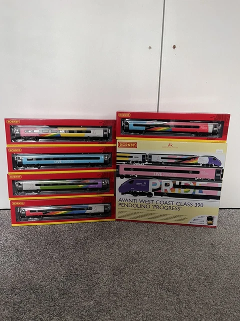 HORNBY AVANTI WEST Coast, Class 390 Pendolino Train Pack, 390119 'Progress' £791.10 - PicClick UK