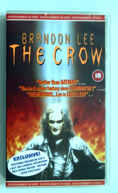 THE CROW - VHS - PAL - 1994 £8.66 - PicClick UK
