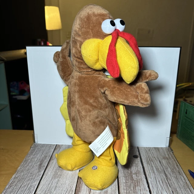 GEMMY TWERKING THANKSGIVING Turkey Animated Sing Dancing "Don't Stop ...