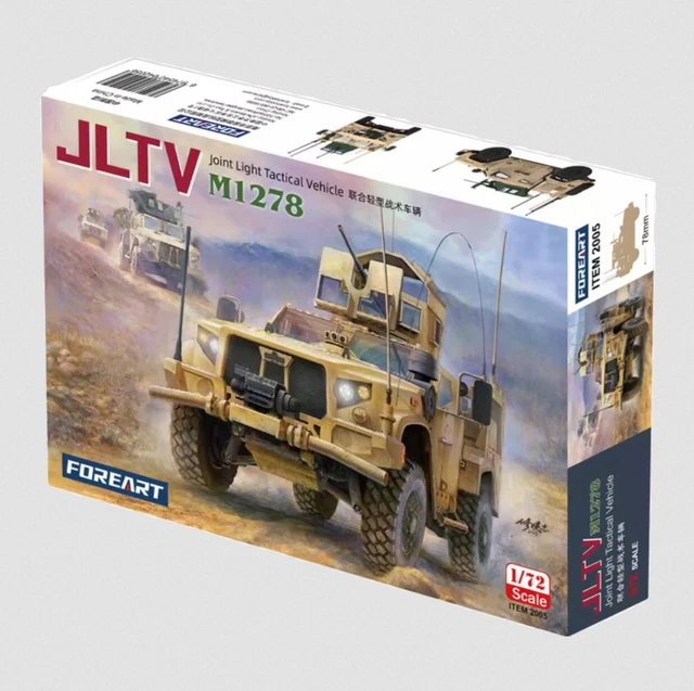 FORE HOBBY 2005 1/72 Scale M1278 JLTV (Joint Light Tactical Vehicl ...