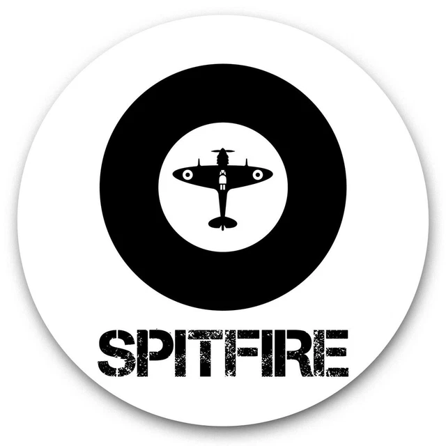 2 X VINYL Aufkleber 15 cm - Spitfire Flugzeug Roundel RAF Luftwaffe ...