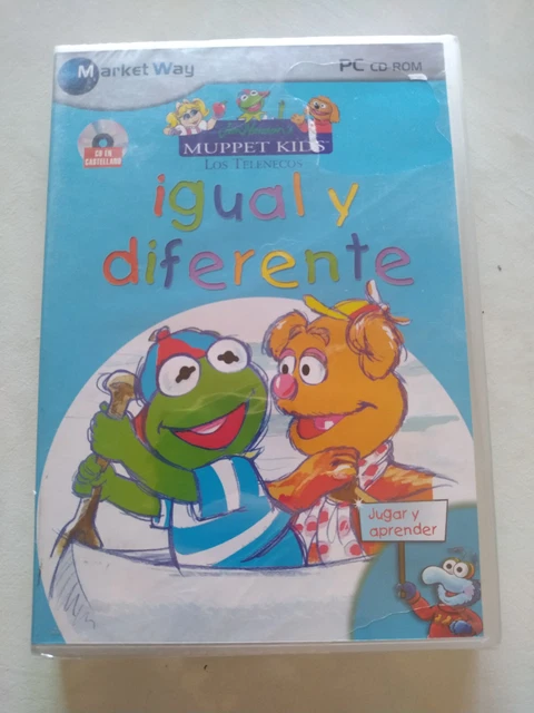 MUPPET KIDS LOS Teleñecos Igual Y Diferente - Juego PC CD-ROM En ...
