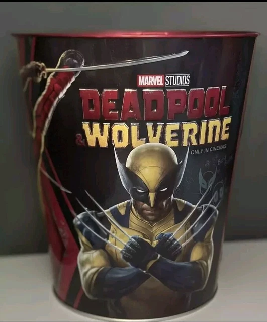 DEADPOOL & WOLVERINE 2024 Cinema Popcorn Bucket Tin Odeon UK Exclusive ...