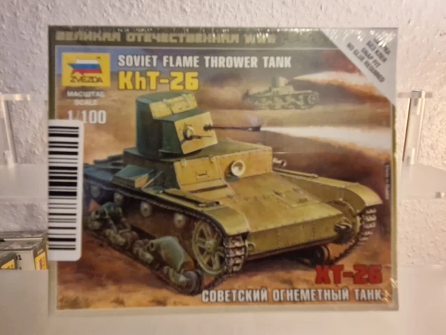 ZVEZDA Z6165 - 1/100 sowjetischer KHT-26 Flammenwerferpanzer EUR 9,08 ...