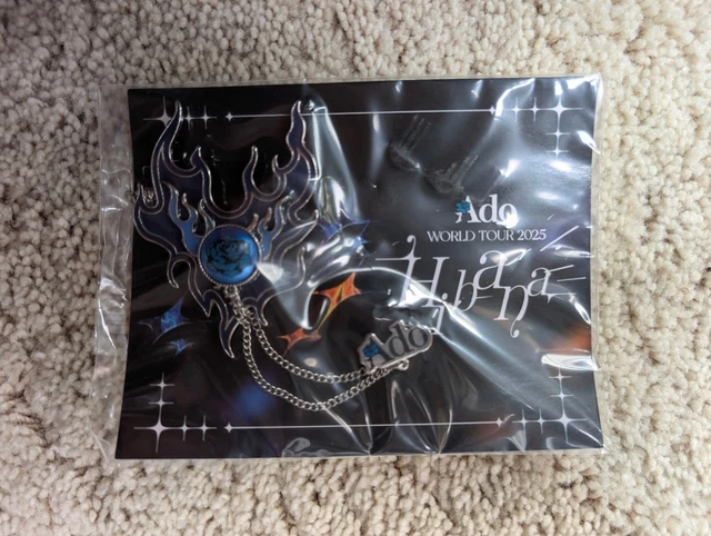NEW AND SEALED Ado World Tour 2025 Hibana VIP Exclusive Bonus Brooch ...