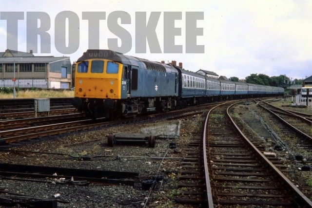35MM SLIDE BR British Railways Diesel Loco 25115 Class 25 Rhyl 1979 ...