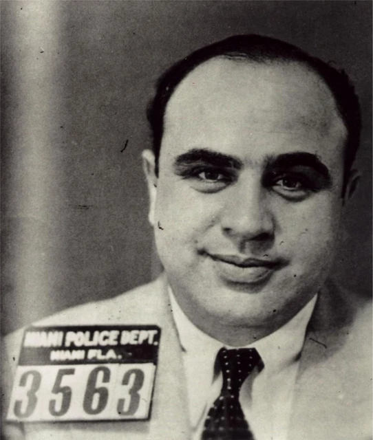 AL CAPONE MUG SHOT PORTRAIT GLOSSY POSTER PICTURE PHOTO mugshot mob ...