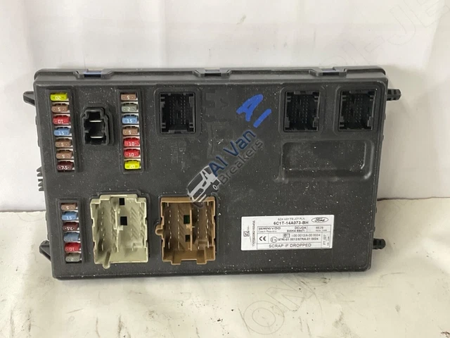 FORD TRANSIT MK7 Body Control Module Fuse Box 6C1T-14A073-Bh ...