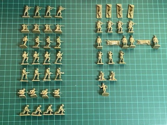 AIRFIX HO/OO 1/72 Scale WWII Vintage British Infantry Type 2 01703 ...