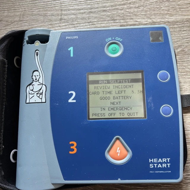 PHILIPS FR2+ HEARTSTART Automatic External Defibrillator AED FR2+ No ...