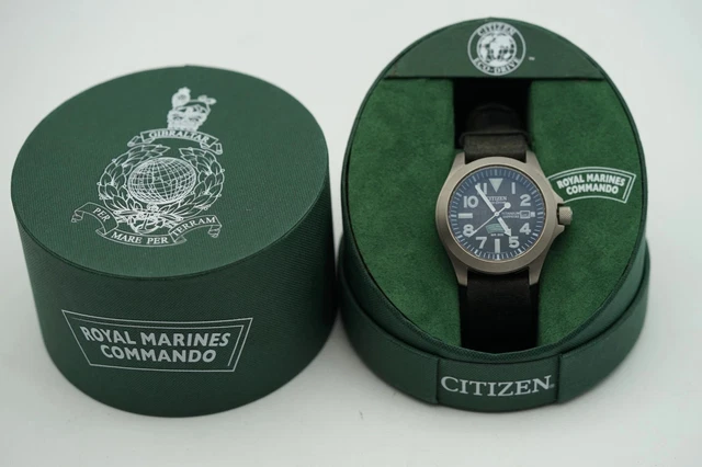 CITIZEN MEN'S ROYAL Marines Commando Titanium Eco-Drive Watch 300m ...
