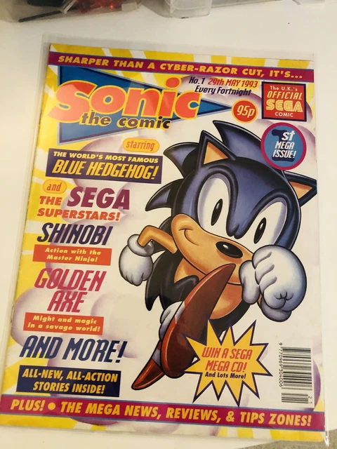 SONIC THE HEDGEHOG Number 1 Comic EUR 47,19 - PicClick IT