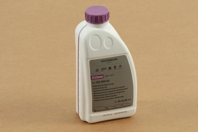 VOLKSWAGEN KÜHLFLÜSSIGKEIT G12EVO Coolant Ready Mix G 12E050A2 1x 1 ...