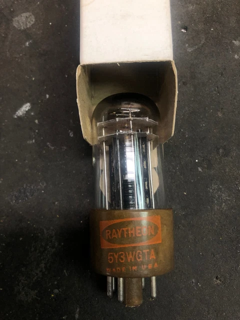 NOS/NIB FULL-WAVE RECTIFIER Raytheon 5Y3WGTA/Bendix 6106 $80.00 ...