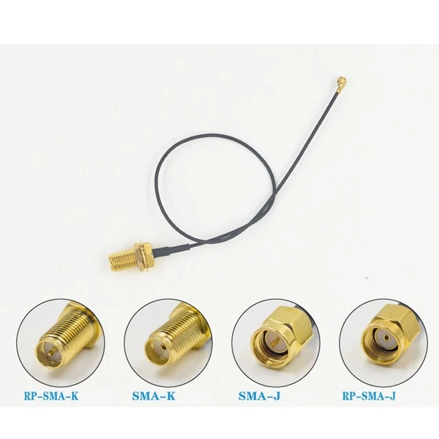 SMA TO IPEX Low Loss Coaxial Cable RF Coaxial Adapter Cables Connectors ...