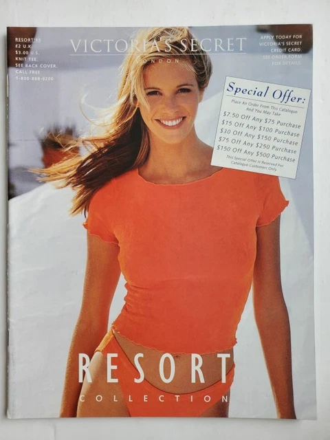 1995 RESORT CATALOGUE Victoria's Secret ELLE Macpherson YASMEEN Ghauri ...