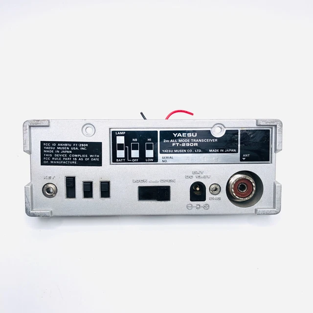 YAESU FT-290R Rear Panel FT290R FT 290R Ham Radio Back Panel / Rear ...