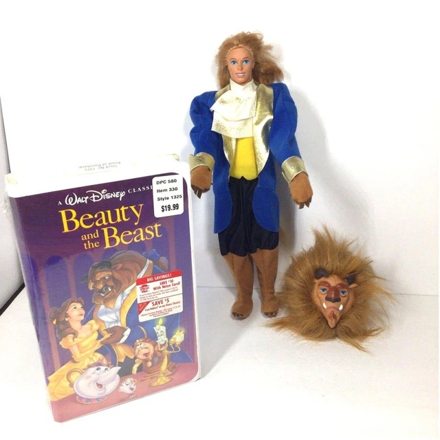 BEAUTY AND THE Beast (VHS Seal 92/ Vintage Mattell Collectible Toys ...