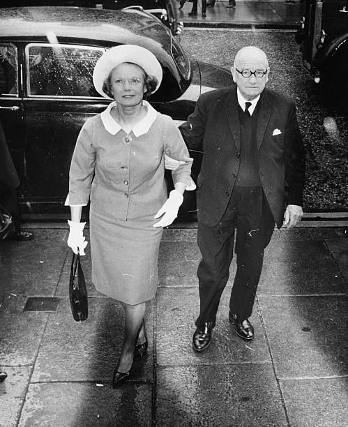 PRODUCER HERBERT WILCOX And His Wife Actress Anne Neagle 1967 OLD PHOTO ...