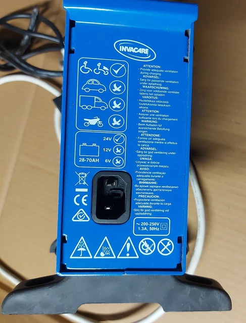 INVACARE 24V 8A Battery Charger for Electric Wheelchair, Mobility ...