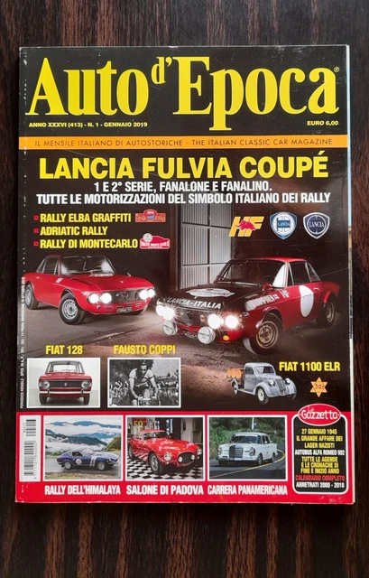 RIVISTA / MAGAZINE - Auto d'Epoca : LANCIA FULVIA HF , LANCIA FULVIA ...