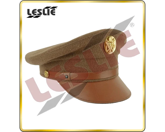 WW2 US ARMY Visor Cap Military Hat Reproduction by Leslie £79.99 ...