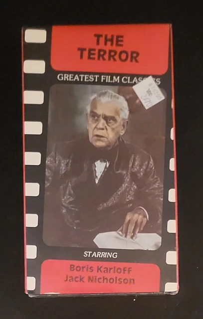 THE TERROR (VHS) Jack Nicholson Boris Karloff Corman Brand New Sealed ...