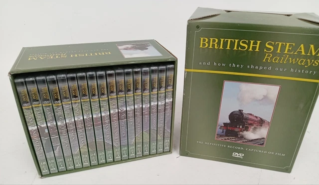 BRITISH STEAM RAILWAYS DVD Box Set DeAgostini Volumes 18-34 Collectable ...