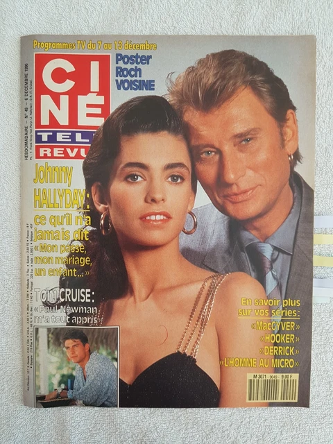 CINE REVUE N°49 1990 Hallyday R.vadim Barzotti J.russell L.minnelli Roch Voisin EUR 4,00 ...