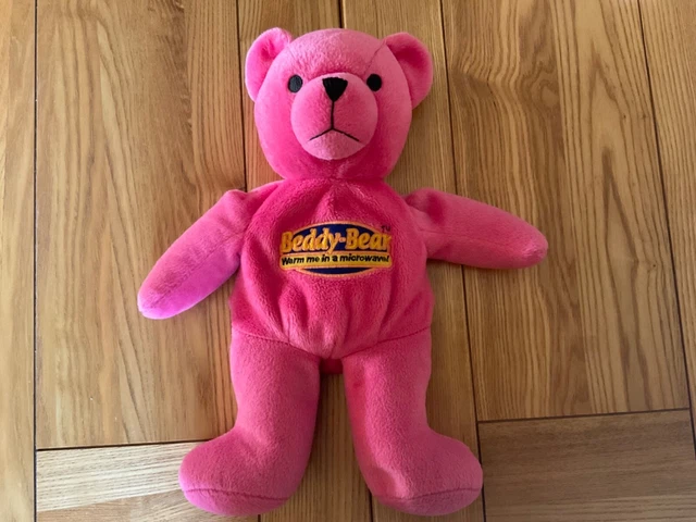 BEDDY BEAR CERISE Pink Microwaveable Bedtime Teddy Bear Warmer Plush ...