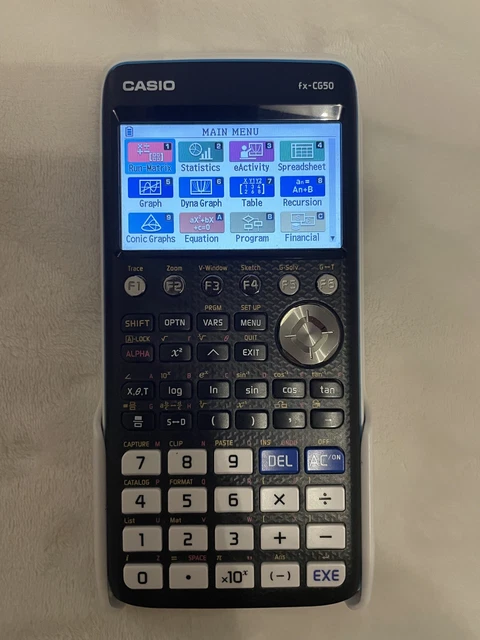 CASIO FX-CG50 3D Graph Catalogue Function Graphic Calculator - Black £ ...