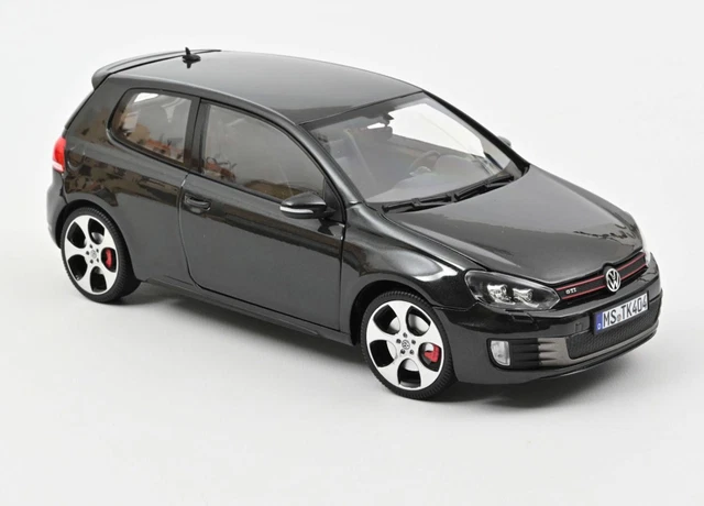 + VOLKSWAGEN VW Golf 6 GTI Modellauto NOREV 1:18 dunkelgrau metallic ...