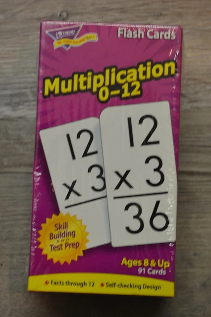 TREND FLASH CARDS Multiplication Skill Building & Test Prep Brand New ...