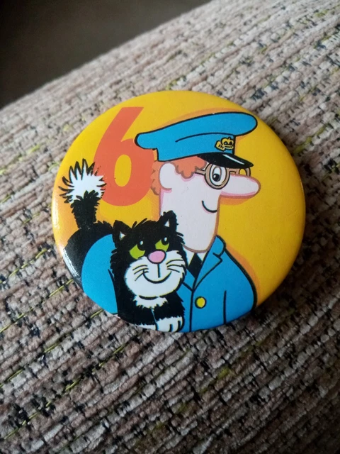 POSTMAN PAT BIRTHDAY badge age 6 l10 £5.85 - PicClick UK