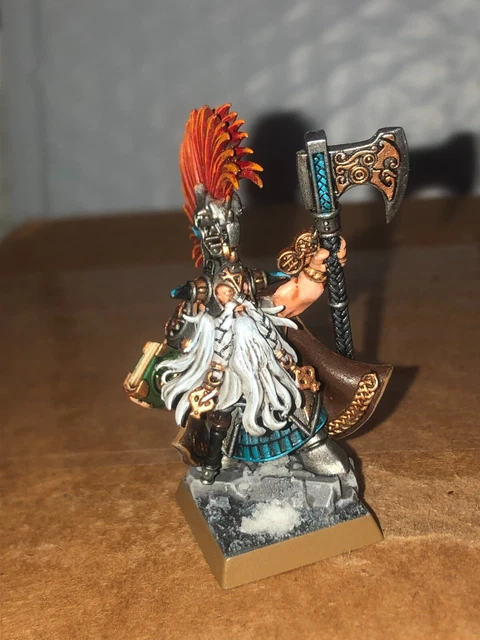 WARHAMMER RUNEMASTER SLAYER Lord Nains Nains Plastique Nain EUR 18,65 ...