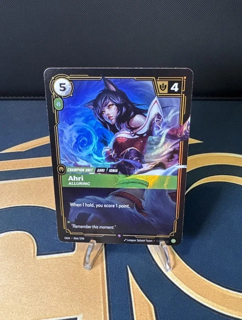 LEAGUE OF LEGENDS TCG 2025 Riftbound Ahri - Alluring, Rare 066/298 NM £ ...