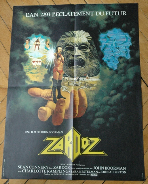 CHARLOTTE RAMPLING SEAN Connery Zardoz 1974 French Poster Affiche ...