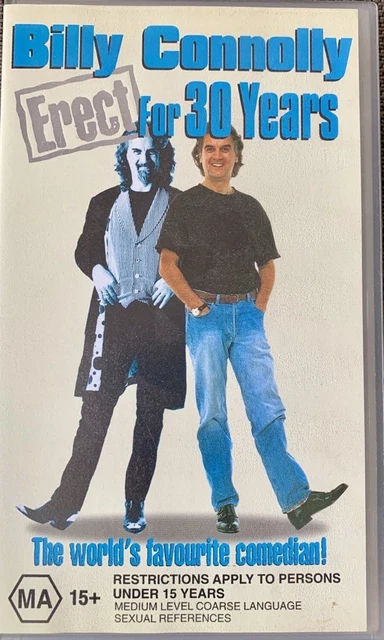 BILLY CONNOLLY ERECT For 30 Years VHS 1998 Tape Brand New Sealed $29.96 - PicClick AU