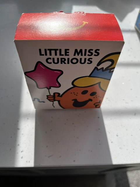 MCDONALDS HAPPY MEAL Toy 2021 Mr Men Little Miss CURIOUS Plush Soft ...