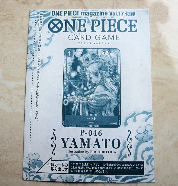 ONE PIECE CARD Game P-046 Yamato promo carte japonais sealed japanese ...