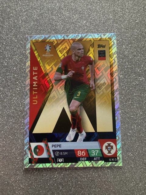 TOPPS MATCH ATTAX UEFA EURO 2024 Pepe Ultimate XI Card U XI 3 £0.99 ...