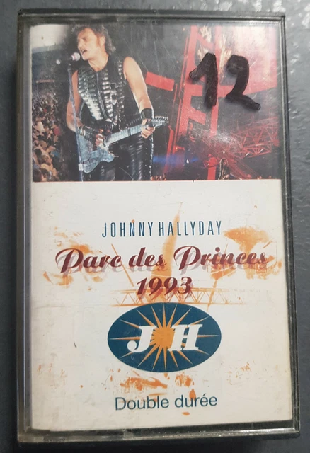 JOHNNY HALLYDAY PARC Des Princes Coffret Double Cassette Audio Tape K7 1993 EUR 28,99 - PicClick FR