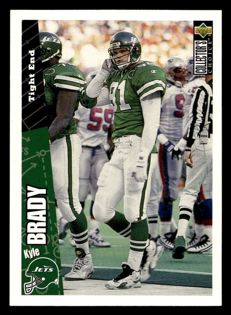1996 COLLECTOR'S CHOICE Kyle Brady #218 New York Jets EUR 1,80 - PicClick FR