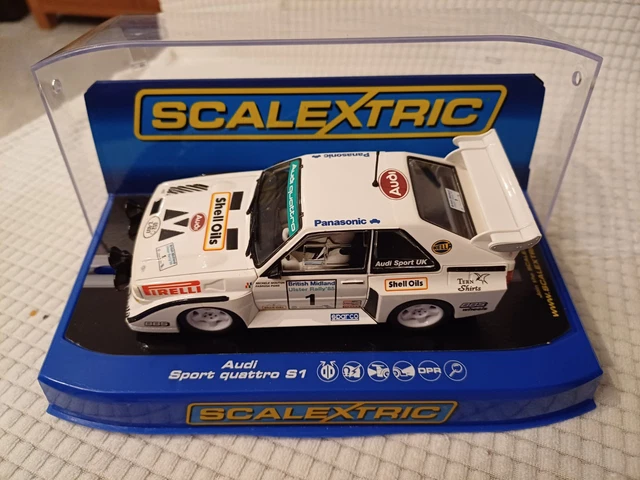 SCALEXTRIC VERY RARE Audi Sport Quattro S1 1985 Rally Ulster C3487 Dpr ...