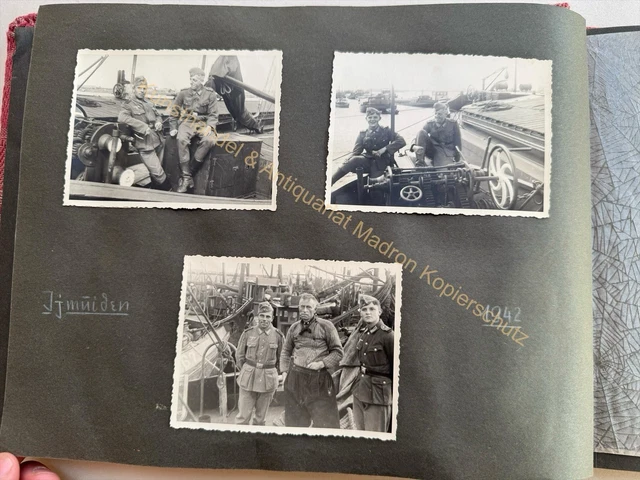 FOTOALBUM 90 FOTOS WW2 WK2 Krieg Holland Soldaten WH Zandvoort Front ...