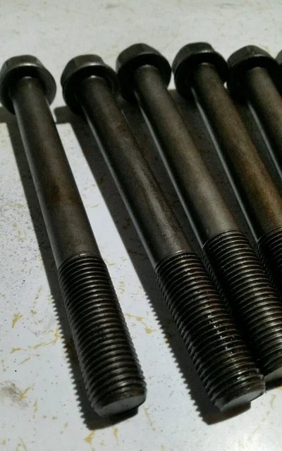 KUBOTA V3300 DIESEL Engine Cylinder Head Bolts 4 Cylinder M9000 Tractor ...